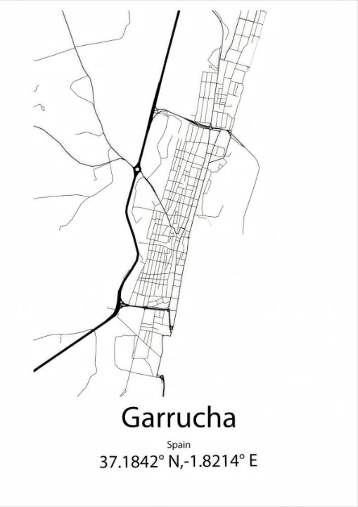 Garrucha, Spain Map - Kaigozen - Drawings & Illustration, Places ...