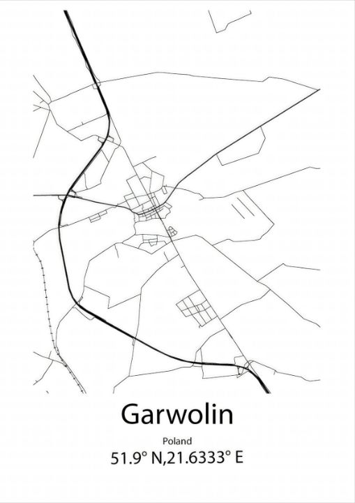 Garwolin, Poland Map - Kaigozen - Drawings & Illustration, Places ...