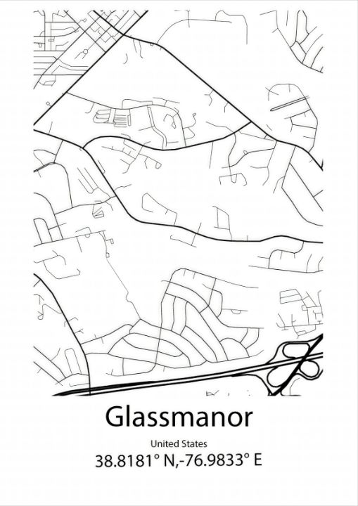 Glassmanor, United States Map - Kaigozen - Drawings & Illustration ...