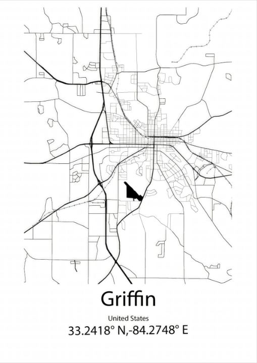 Griffin, United States Map - Kaigozen - Drawings & Illustration, Places ...