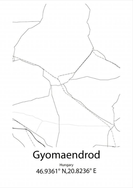 Gyomaendrod, Hungary Map - Kaigozen - Drawings & Illustration, Places ...