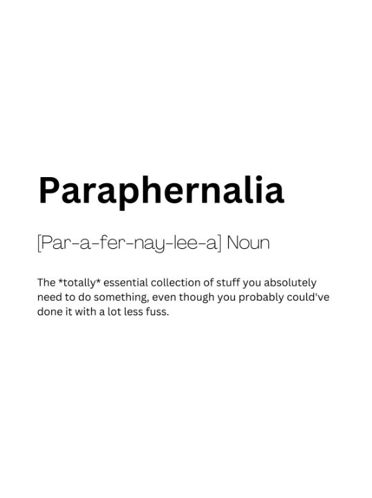 Paraphernalia Dictionary Definition - Kaigozen - Digital Art & AI ...