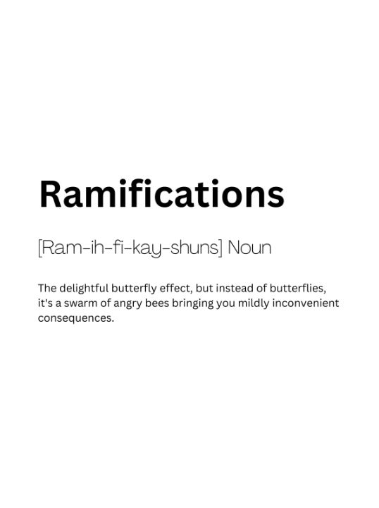 Ramifications Dictionary Definition - Kaigozen - Digital Art & AI ...