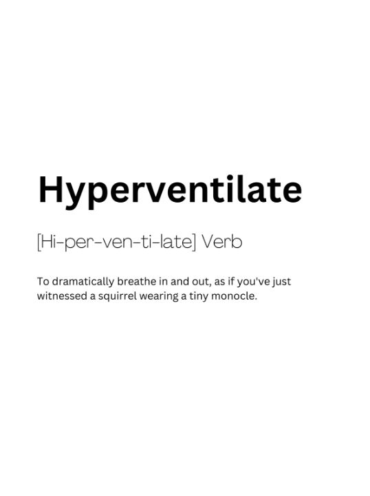 Hyperventilate Dictionary Definition - Kaigozen - Digital Art & AI ...
