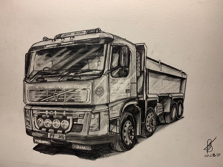 Tipper - Bill Drury - Drawings & Illustration, Vehicles ...