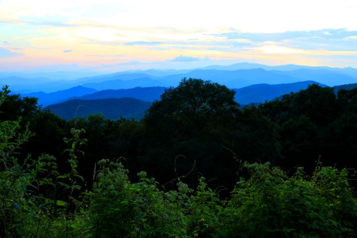 Sunset at Lickstone Ridge Overlook - Carol R Montoya Fine Art ...