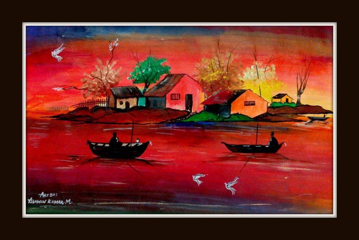 ASHWIN KUMAR - Paintings & Prints, Drawings & Illustration