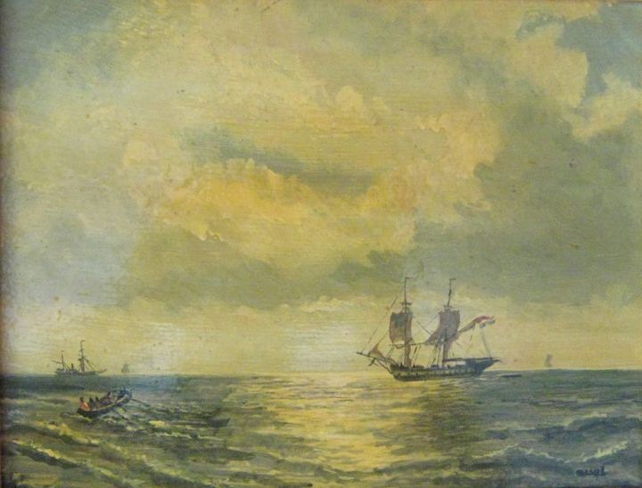 Set Sail at Sea - Artscapes - Paintings & Prints, Landscapes & Nature ...