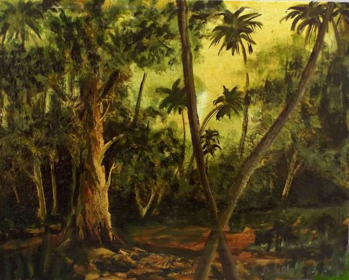 In the Jungle - Artscapes - Paintings & Prints, Landscapes & Nature ...