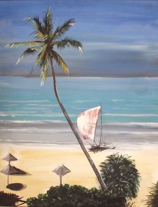 Sea View - Artscapes - Paintings & Prints, Landscapes & Nature, Beach ...