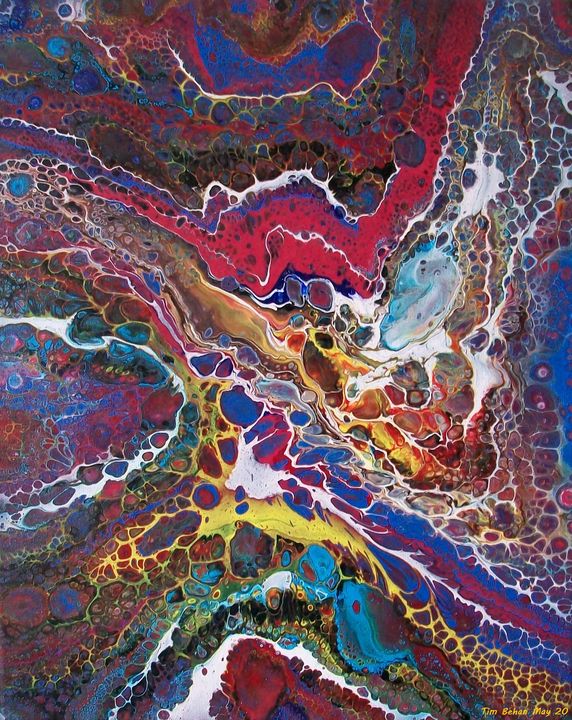 Slice of time II - Tim Behan - Paintings & Prints, Abstract, Color - ArtPal