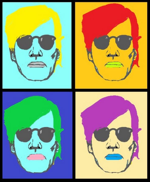 Mr Warhol - Tim Behan - Digital Art & AI, People & Figures, Celebrity ...