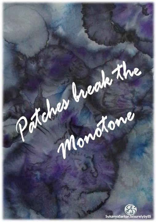 Ink - Patches - Blue-Black - SukanyaSarkar.leisurelybySS - Digital Art ...