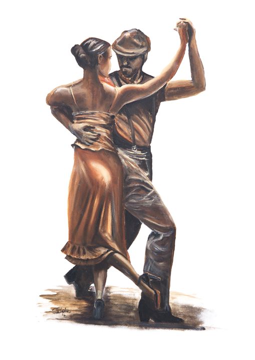 Tango! - Suzanne Stokes - Paintings & Prints, People & Figures, Dance ...