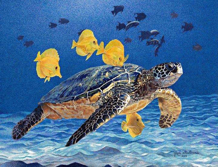 Ocean Pointillism Paintings For Sale, Buy Paintings Online | Zatista