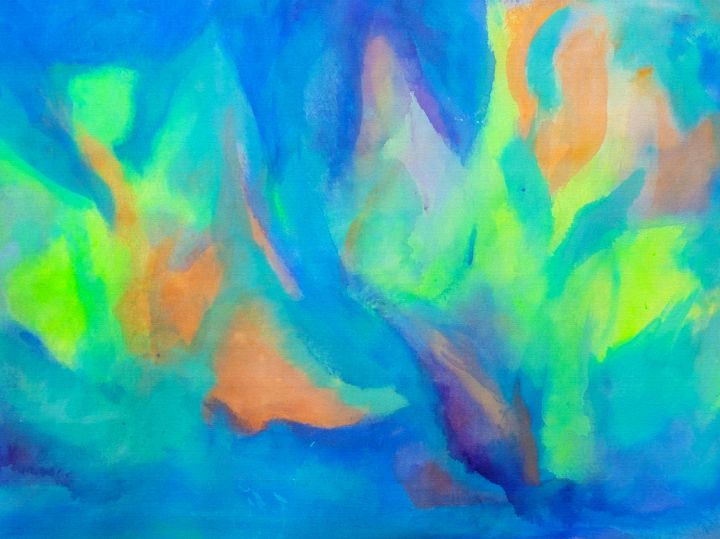 Stargaze - Mangoside Art - Paintings & Prints, Abstract, Color - ArtPal