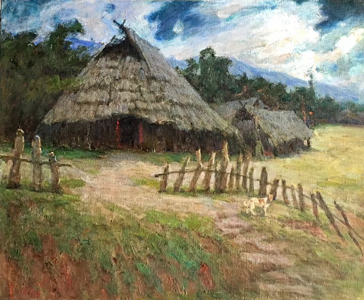 Old Village - Wumu Gallery - Paintings & Prints, Ethnic, Cultural ...