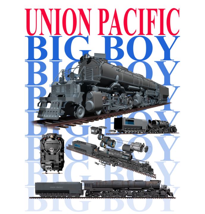 Union Pacific Big Boy - Technical art - Drawings & Illustration ...