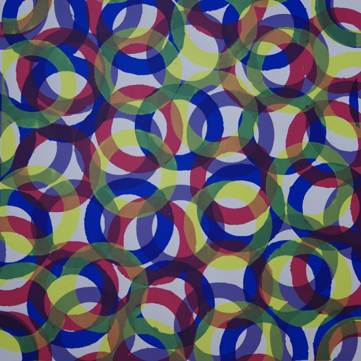 Circles - Colin Bentham - Paintings & Prints, Abstract, Geometric - ArtPal