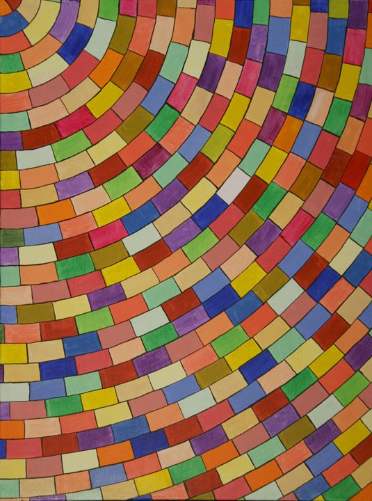 Rectilinear - Colin Bentham - Paintings & Prints, Abstract, Color - ArtPal