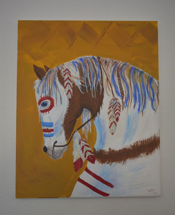 war horse - Renee Rice Art - Paintings & Prints, Animals, Birds, & Fish ...
