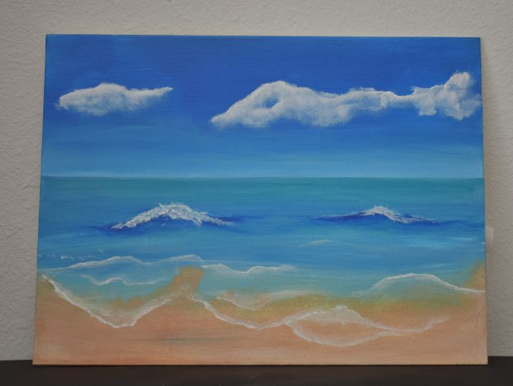 Calm Shores - Renee Rice Art - Paintings & Prints, Landscapes & Nature ...