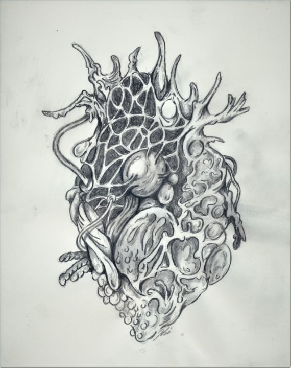 alien heart - Vogtvisions - Drawings & Illustration, Abstract, Other ...