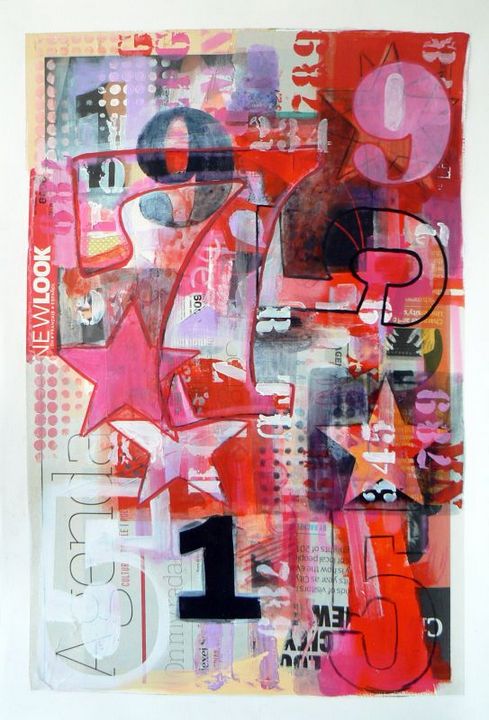 Surface #4 - Angeline - Paintings & Prints, Abstract, Other Abstract ...