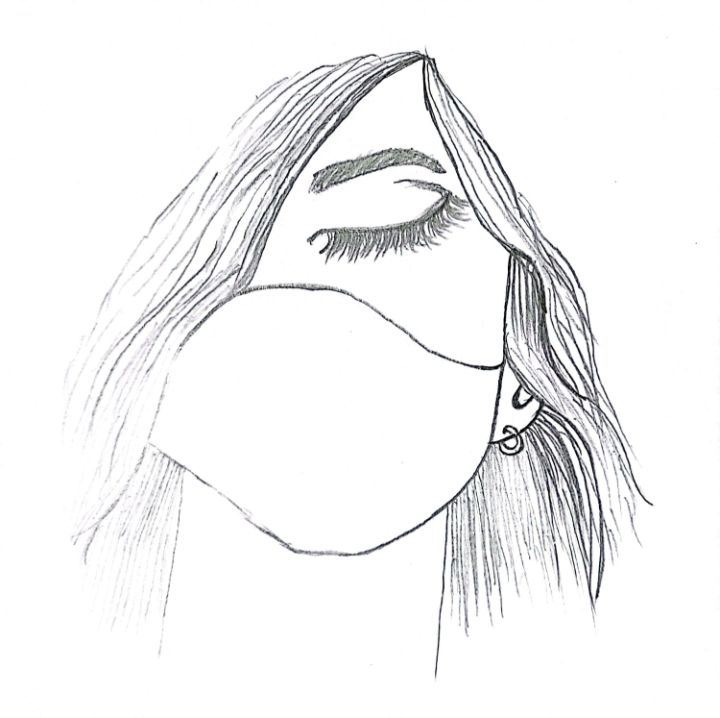 Handmade Girl Face Drawing - Sana Komal - Drawings & Illustration ...