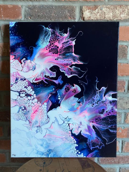 16x20in Dutch Pour - Gypsy Art Pours - Paintings & Prints, Abstract ...