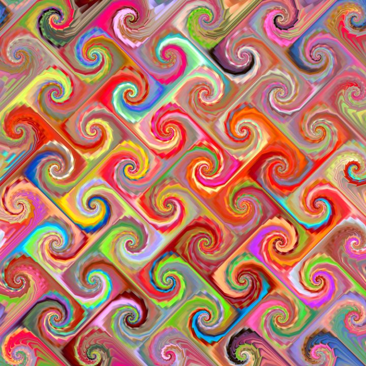 MULTIPLICITY - TED PACKMAN - Digital Art & AI, Abstract, Geometric - ArtPal