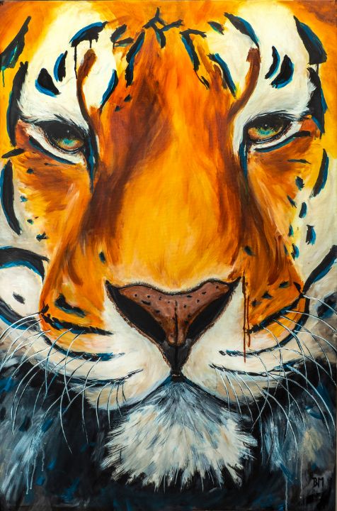 Yarko - By Mris - Paintings & Prints, Animals, Birds, & Fish, Wild Cats, Tigers - ArtPal