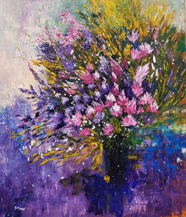 New Day - Flower Art by Anh Dao - Paintings & Prints, Flowers, Plants ...