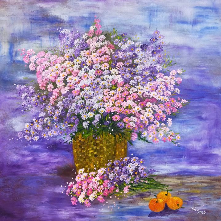 Heather - Oil Paintings For Sale - Paintings & Prints, Flowers, Plants ...