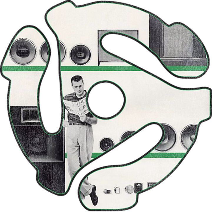 45 Record Adapter Stereo Dude - NovaStore - Digital Art & AI, Humor ...