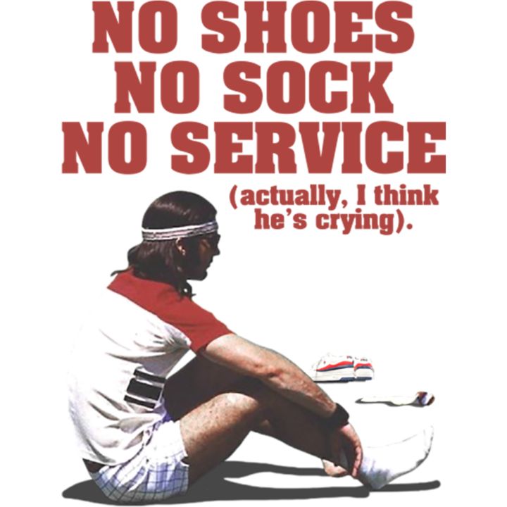 No Shoes, No Sock, No Service The Ba - NovaStore - Digital Art & AI ...