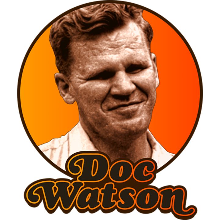Retro Doc Watson Tribute Design - NovaStore - Digital Art & AI, Humor ...