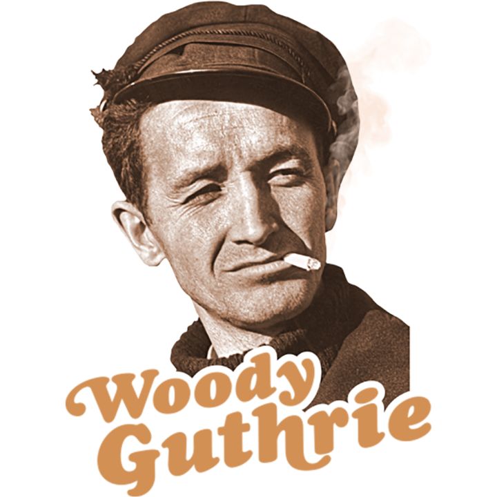 Woody Guthrie Outlaw Folk Singer So - NovaStore - Digital Art & AI ...