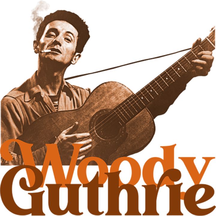 Woody Guthrie Sepia Folk Singer Son - NovaStore - Digital Art & AI ...