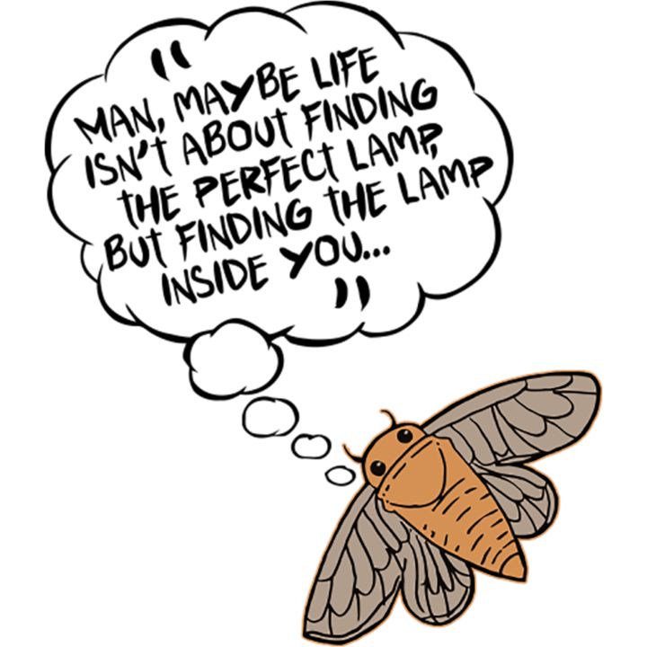 Find the Lamp Inside You Funny Moth - NovaStore - Digital Art & AI ...