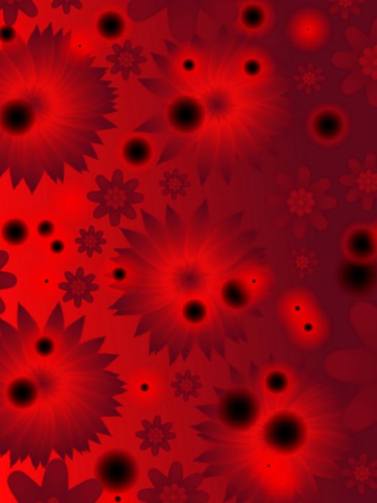 Microscopic flowers - Abstractor art - Paintings & Prints, Abstract ...