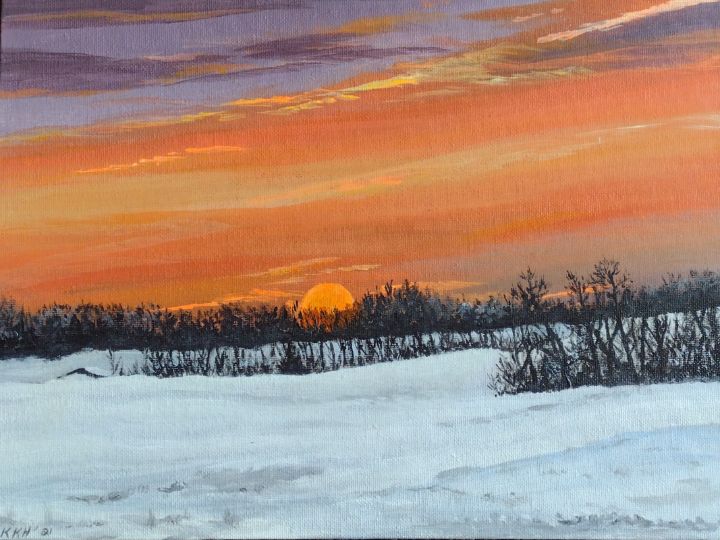 Winter's Deep Day Begins - Naturescapes by Kay - Paintings & Prints ...
