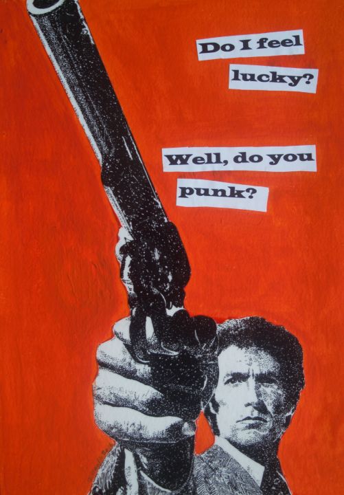 Dirty Harry - Julian Heath - Paintings & Prints, Abstract, Figurative ...