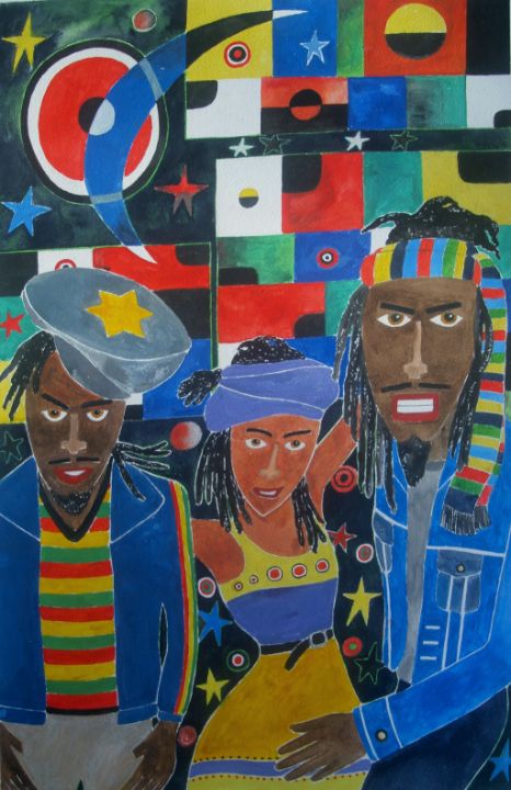Red - Julian Heath - Paintings & Prints, Entertainment, Music, Reggae ...