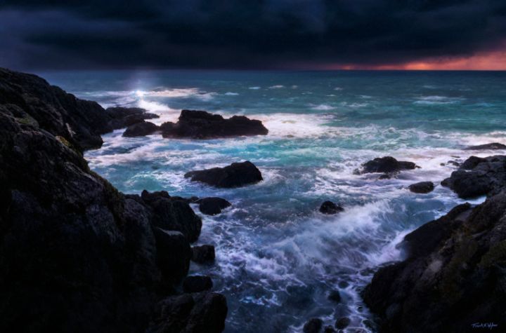 Pacific Waves At Night - Frank Wilson - Photography, Landscapes ...