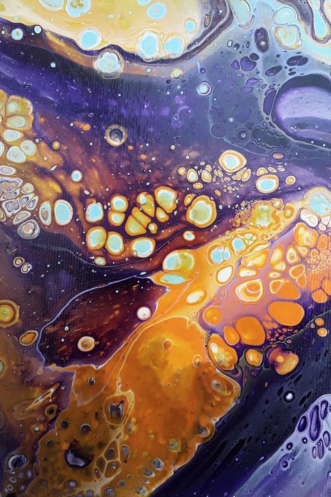 Purple Turtle - Jacob Green - Paintings & Prints, Abstract, Color - ArtPal