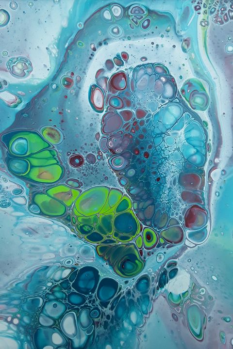 Blue Maiden - Jacob Green - Paintings & Prints, Abstract, Landscape ...