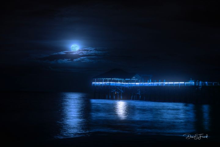 Blue night by the pier - DLF Photo - Photography, Landscapes & Nature ...
