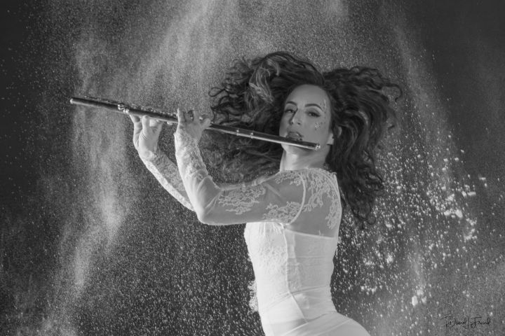 Photo acclaimed flutist in flour - DLF Photo - Photography, People ...