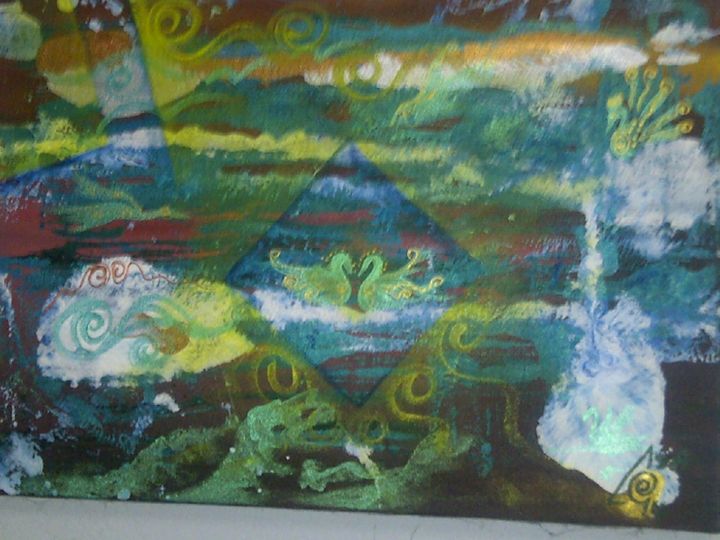 Abstract - ArtMatters - Paintings & Prints, Abstract, Irregular Forms ...